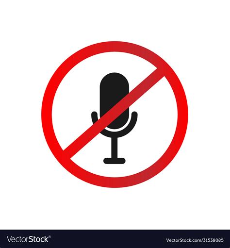Mute Microphone Icon