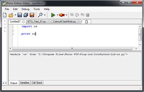 Cannot Load Os Module In Python In Rhino Wip Serengeti Rhino Wip Mcneel Forum