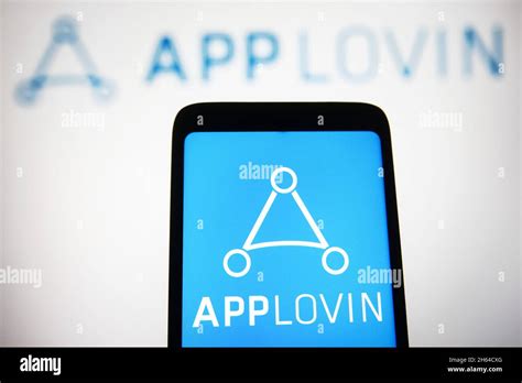 In This Photo Illustration Applovin Corporation Logo Is Seen Displayed