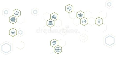 Iot Technology Background Connecting Devices Spider Web Of Network
