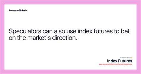 Index Futures Awesomefintech Blog