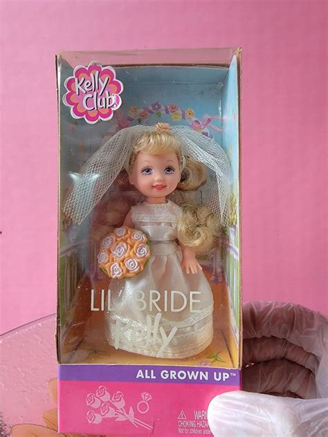A Lil Bride Kelly Doll Barbie Little Sister 2002 Mattel 56620 4 Tall All Grown Up Silkstone