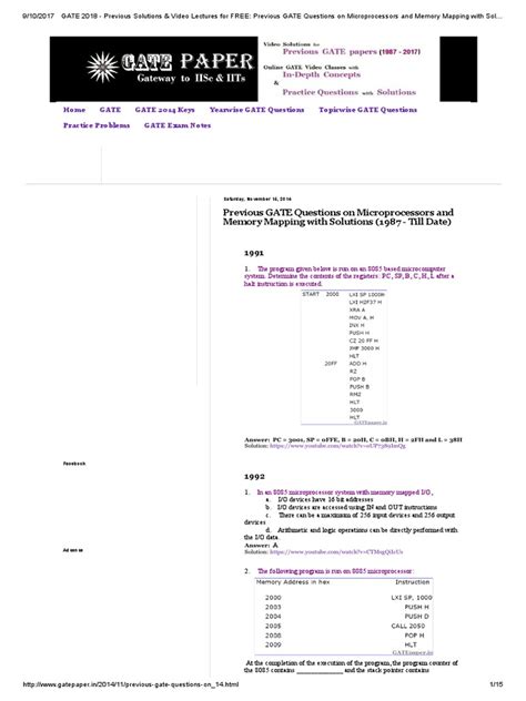 Microprocessor And Memory Mapping Pdf Central Processing Unit Microprocessor And Memory Mapping Pdf Central Processing Unit