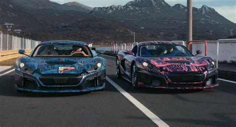 Rimac Ctwo Prototypes Get Fine Tuned On The Track Carscoops