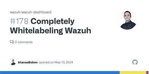 Completely Whitelabeling Wazuh · Issue 178 · Wazuhwazuh Dashboard