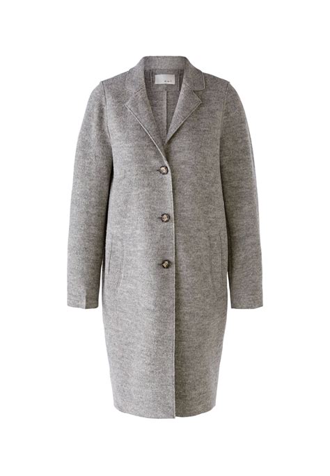 Oui Damen Mayson Mantel Mayson Boild Wool Coat Kaufen Engelhorn