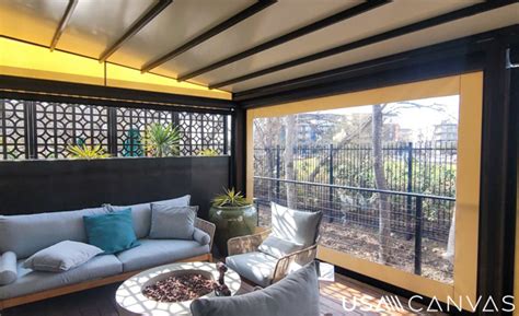 Reach Hospitality Group Vertical Drop Screens At The Mexican Usa Canvas