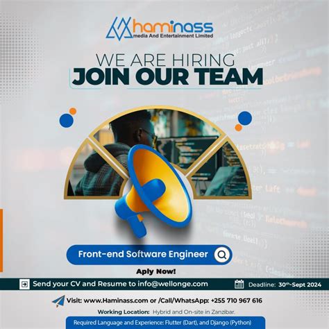 hamid ali on linkedin job title front end software engineer flutter and django company …