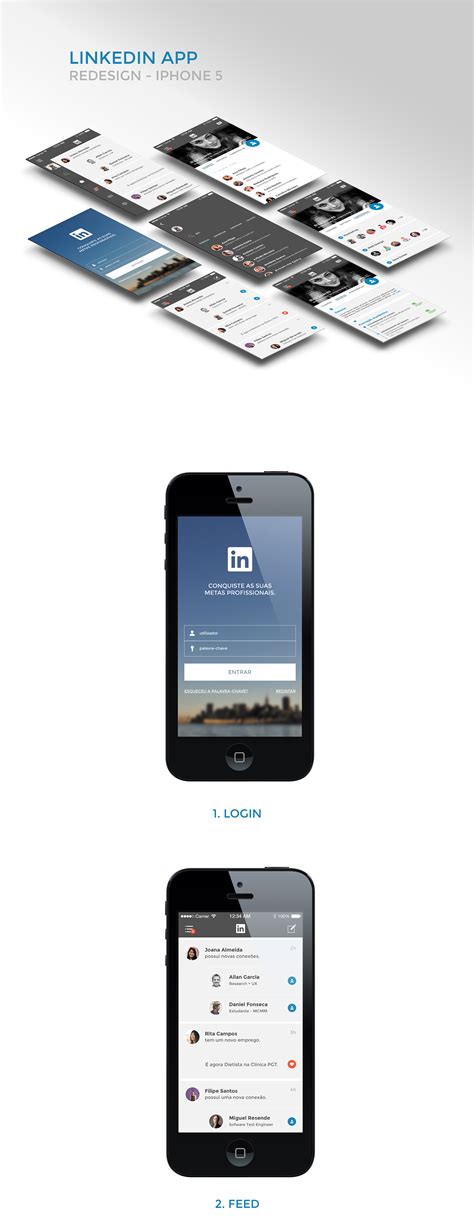 Redesign Linkedin App On Behance