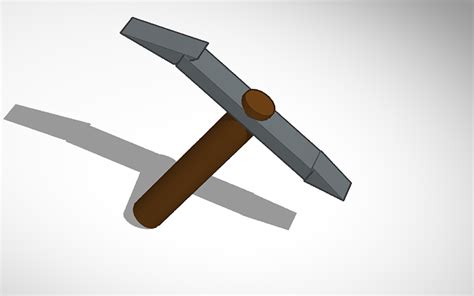 3d Design Defalt Pickaxe Tinkercad