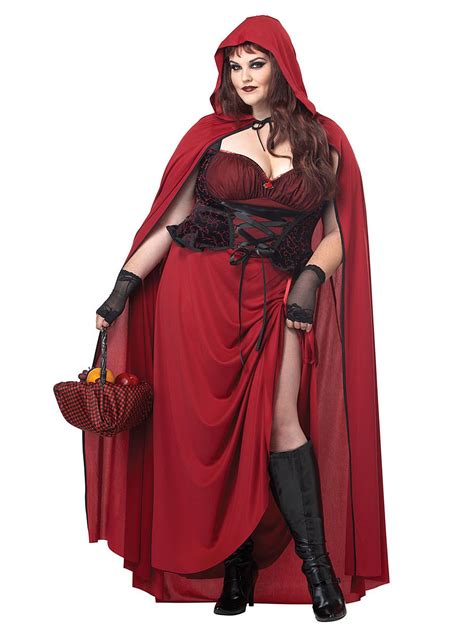 Costume Cappuccetto Rosso Gotico Taglia Grande Vegaoo Kläder Maskerad