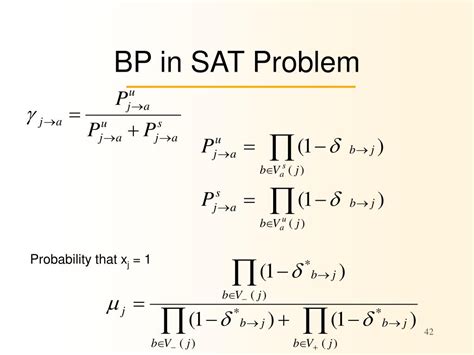 Ppt Survey Propagation An Algorithm For Satisfiability Powerpoint