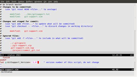 Git Support Vim Plug In