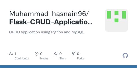 Github Muhammad Hasnain96flask Crud Application Using Mysql Crud