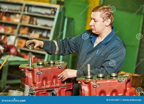 Assembler Worker At Tool Workshop Stock Image Image Of Instrument