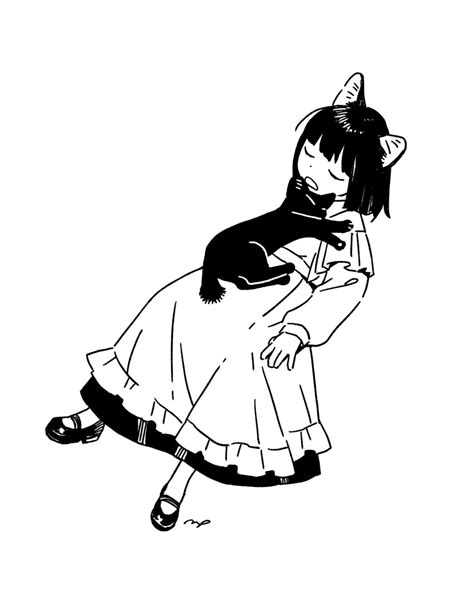 Safebooru 1girl Animal Animal Ear Fluff Animal Ears Cat Cat Ears Cat