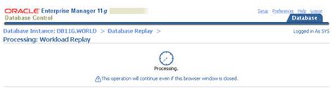 Oracle Base Database Replay In Oracle Database 11g Release 1