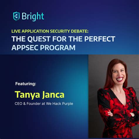 Bright On Linkedin Live Debate The Quest For The Perfect Appsec Program Bright Security