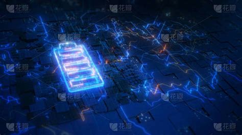 绿色可再生能源电池存储的未来电动汽车电池和具有清洁电力的移动设备技术电池高功率电能技术数字背景