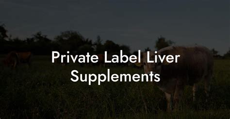 Private Label Liver Supplements Beef Liver Powders
