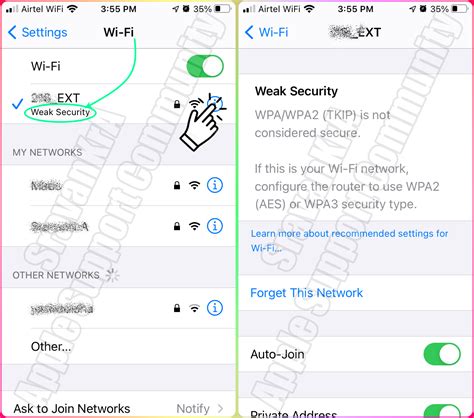 Weak Security Wpa Wpa2 Tkip Is Not Cons… Apple Community