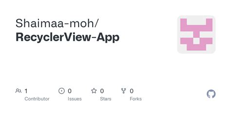 Github Shaimaa Moh Recyclerview App