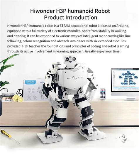 Hiwonder H3p Humanoid Robot Learning Kit 17dof Programmable