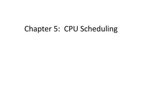 Shortest Job First Scheduling Sjf Pptx Computing Technology And Computing