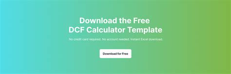 Free Dcf Calculator Template Download And Customize Today