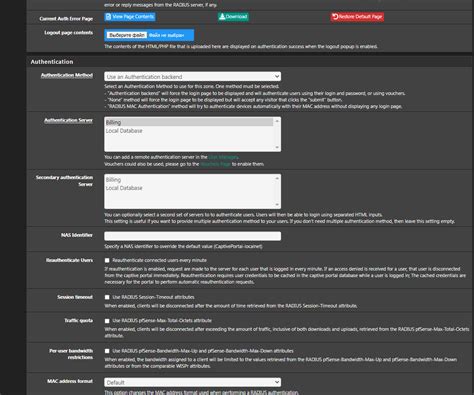 Captive Portal Radius Mac Authentication Netgate Forum