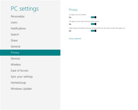 Windows 8 PC Settings Complete Guide