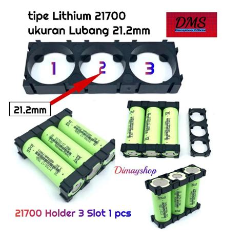 Jual Braket Holder Baterai Battery Lithium 32650 1 X 3 Slot Shopee