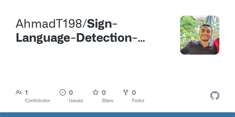 GitHub AhmadT198 Sign Language Detection Using Scikit Learn And OpenCV