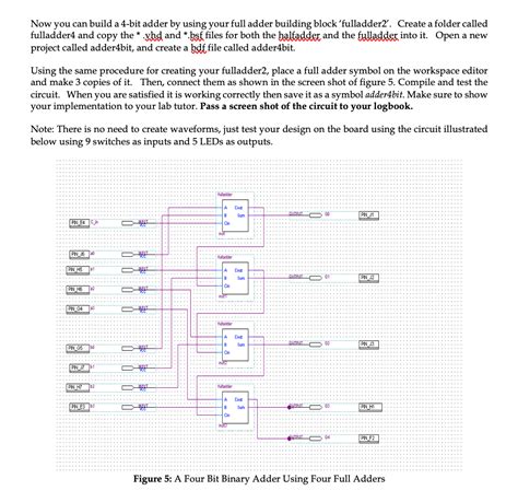 solved 1 binary full adder 1 1 full adder using basic logic