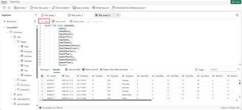 Sql 分析エンドポイントまたはウェアハウスに対してクエリを実行する Microsoft Fabric Microsoft Learn