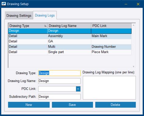 Manage Drawing Logs For A Job Tekla User Assistance