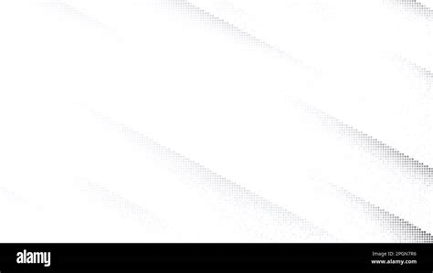 Abstract Gray Halftone Gradient Line Shape Patterns On White With Copy Space Dotted Background