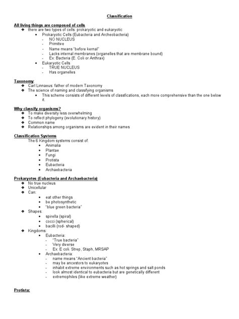 Classification Notes Pdf
