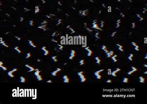 Dirty Old Screen Display With Interference And Analog Artifacts Suitable For Adding A Vintage