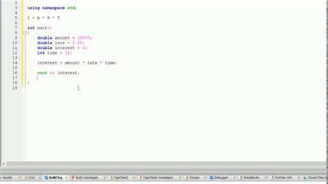 C Tutorials Simple Interest Calculator Youtube