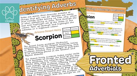 Teachers Pet Identifying Adverbs