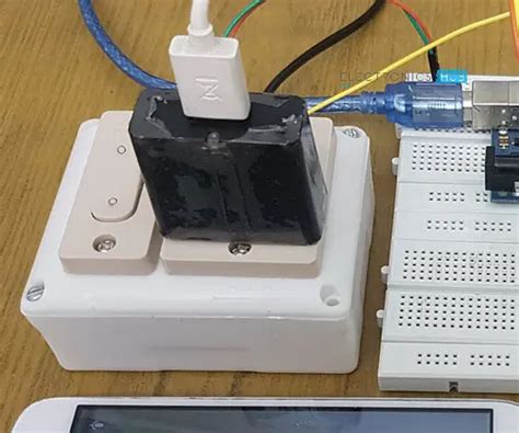 arduino based smartphone charging controller electronicshub