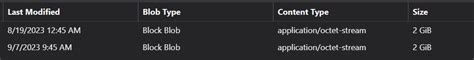 Block Blob Size In Gib Are Rounded · Issue 7296 · Microsoft