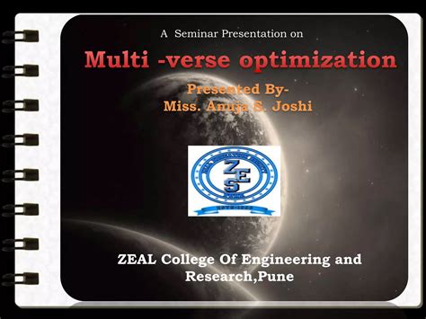 Multi Verse Optimization PPTX Physics Science
