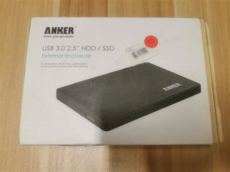 Anker Usb 3 0 2 5 Hdd Ssd External Enclosure Computers And Tech Parts And Accessories Hard Disks