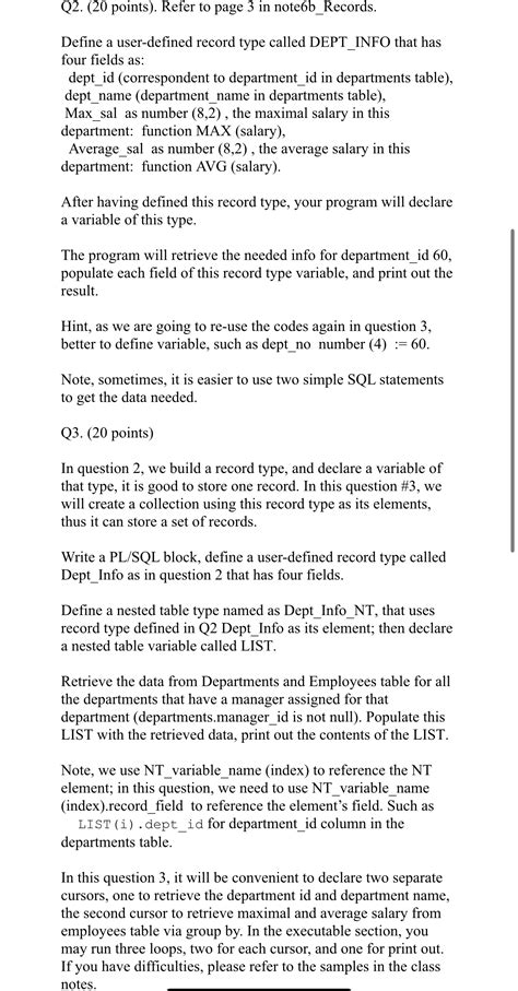 Solved Q2 20 ﻿points ﻿refer To Page 3 ﻿in