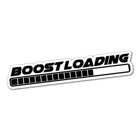 Boost Loading Sticker Jdm Stickers Sticker Collective