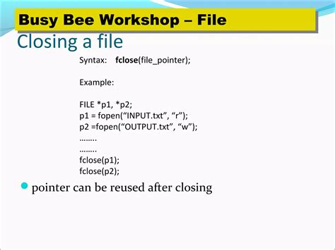 File Handling C Programming Language Ppt