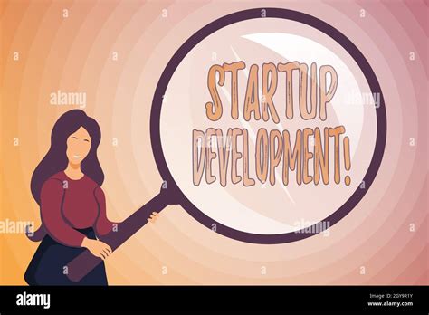 Conceptual Caption Startup Development Internet Concept Efficiently Develop And Validate