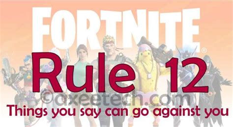 You Must Know These Fortnite Rules Before You Enter The Game Rule 12